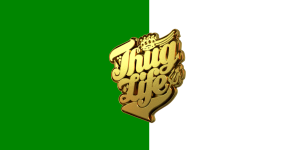 Thug life golden logo animation green screen video – The Free GFX